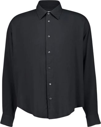 Ami Homme, Chemises, Gris, Taille: M Cotton Boxy Shirt