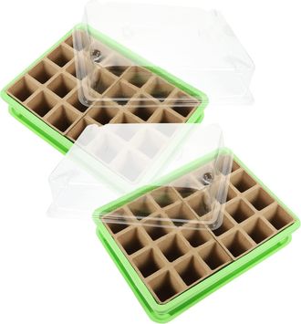 Supvox 2sätze Keimschale Deckel Starter Für Indoor-anbau Anzuchtschale Mit Drainagelöchern Für Gemüse-Start Gartenpflanzschale Für Keimlinge