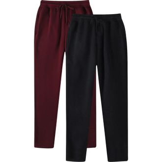 Generic Hose Herren - Herren Freizeithose L&auml;ssige Jogginghose Mit Schn&uuml;rbund Seitentasche Bequeme Sportliche Alltagshose Baumwollmaterial 2St&uuml;cke