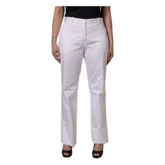 Gianfranco Ferre Mid Waist Straight Chino - - Trousers - Herren - Wei&szlig; - 2XL