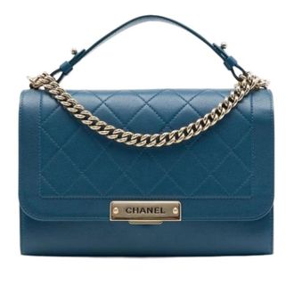 Chanel Pre-owned Vintage Satchel - - Pre-owned - Damen - Blau - ONE SIZE