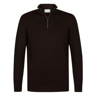 Profuomo Braunes Langarmhemd - - Knitwear - Herren - Braun - 2XL
