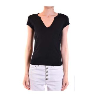 Dondup Stylisches T-Shirt - - Tops - Damen - Schwarzk - XS
