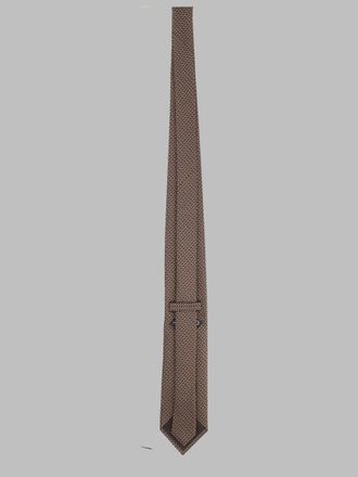 Tom Ford Jacquard Silk Necktie - Brown