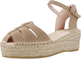 Macarena Femme, Chaussures, Beige, Taille: 38 EU Java43 Wedge