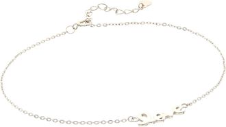 Silvego Kette Silver Leg Chain Love ZT201130A SSL3786 Marke, Estándar, Nicht-Edelmetall, Kein Edelstein