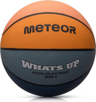 Meteor Whats UP Kinder Basketball Gr&ouml;&szlig;e 1 3 4 5 6 7 ideal auf die Jugend Kinderh&auml;nde von 4-8 J&auml;hrigen abgestimmt idealer Basketball f&uuml;r Ausbildung weicher Mi