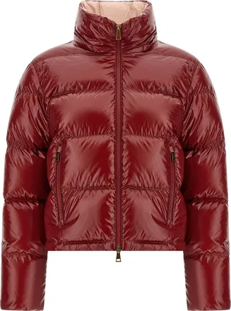 Moncler Nievole Down Jacket - Ruby Red