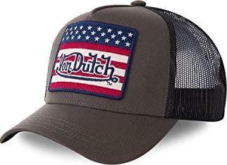 Von Dutch Casquette Homme & Femme Ajustable, Casquette Trucker, Multi-Sport, Confortable et Toutes Les Saisons, Gris, Taille TU