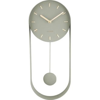 Karlsson Horloge murale pendule Charm vert - &Oslash; 20 x 50cm - KA5822DG