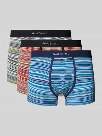 Paul Smith Trunks mit elastischem Logo-Bund im 3er-Pack