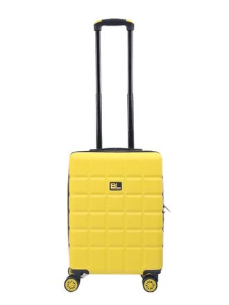 Infinity Leather Klassischer Hartschalen-Kabinenkoffer mit 8 Rollen