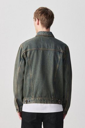 Next Jeansjacke Durchgekn&ouml;pfte Jacke aus Denim (1-St)