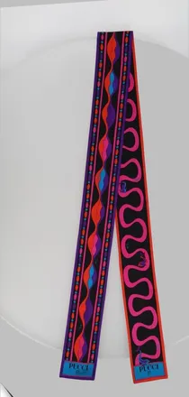 Emilio Pucci Printed Silk Bandeau Scarf - Purple