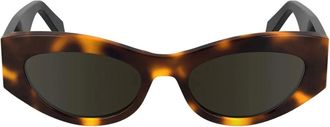 Calvin Klein Femme, Accessoires, Multicolore, Taille: ONE Size Cat Eye Lunettes de soleil
