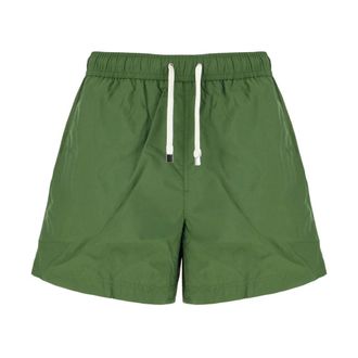 Ermenegildo Zegna Bhel00Ahb11A3 V06 Badeshorts mit Kordelzug - - Swimwear - Herren - Gr&uuml;n - L