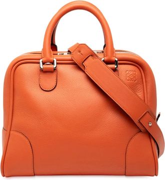 Loewe sac à bandoulière Amazona 75 médium (2014) - Orange