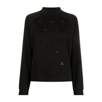 Karl Lagerfeld Slim Sweatshirt - - Sweatshirts & Hoodies - Damen - Schwarzk - S