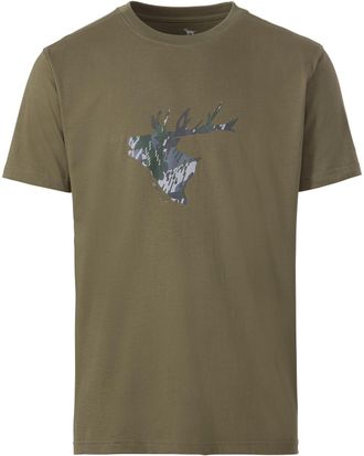 Parforce T-Shirt Hirsch Oliv/Camo Hirsch, L