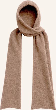 Americandreams Americandreams Hooded Alpaca Scarf Penn braun