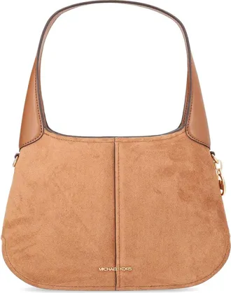 Michael Michael Kors Womens Small Alice Bag Brown Cow Leather Shoulder