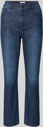 Christian Berg Cropped Slim Fit Jeans mit Eingrifftaschen