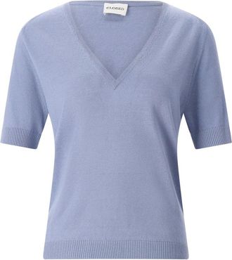 Closed Femme, Pulls, Bleu, Taille: 38 FR Tricot &agrave; col en V