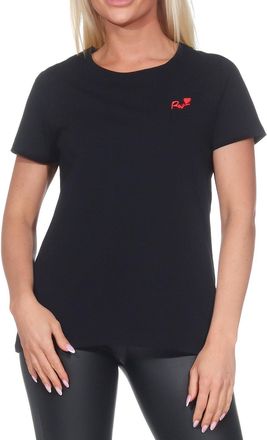 Ragwear Damen T-Shirt Adori Love Kurzarmshirt Rundhals 2511-10012 Black (1010) XXL