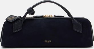 Alaia Alaïa Pochette Le Teckel Small en cuir façon poulain