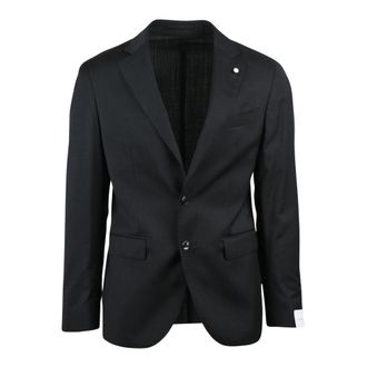 Luigi Bianchi Mantova Giacca Sfiancata - - Suits - Herren - Schwarzk - S