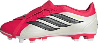 adidas Unisex Predator Club Fold-Over Tongue Firm Ground/Multi Ground Football Boots, Lucid red/core Black/FTWR White, 40 2/3 EU