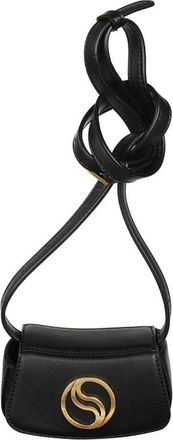 Stella McCartney Femme, Sacs, Noir, Taille: ONE Size Sac Ceinture Courbe avec Plaque Logo S