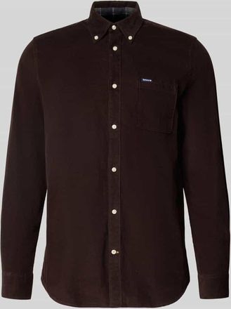 Barbour Tailored Fit Cordhemd mit Brusttasche