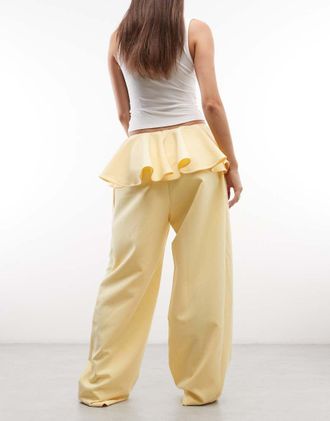 Asos Elegante Hose in Gelb mit Rockdesign-Keine Farbe