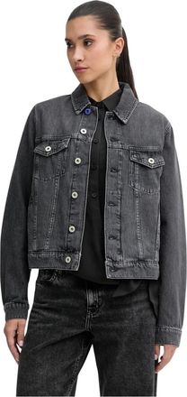 Karl Lagerfeld Damen, Jacken, Grau, LGr&ouml;&szlig;e