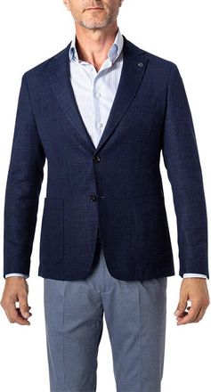 HUGO BOSS Herren Sakko blau meliert Slim Fit