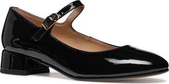 Geox Damen D FLORETIA A Mary Jane Flat, Black, 41 EU