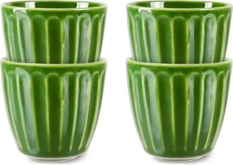 HKliving Tasse The emeralds en céramique - Set de 4 HKliving