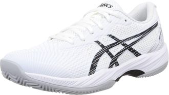 Asics Herren Gel-Game 9 Clay/OC Sneaker, White/Black, 39.5 EU