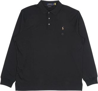 Polo Ralph Lauren Homme, Tops, Noir, Taille: S Long Sleeve Polo