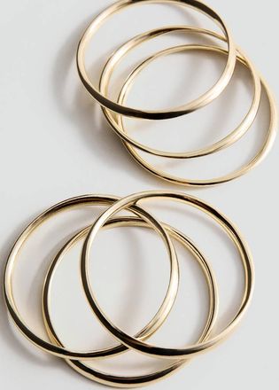 Mango Set bracelets combin&eacute;s or - Femme - Taille unique - MANGO