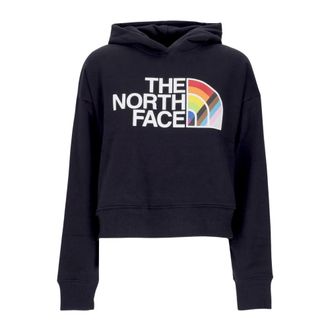 The North Face Rainbow Pride Schwarzer Hoodie - - Sport - Damen - Schwarzk - XS