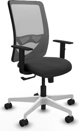 Piqueras y Crespo Gepolsterter B&uuml;rostuhl Zulema mit 1D-Armlehnen, h&ouml;henverstellbare Lendenwirbelst&uuml;tze, ausgestattet mit 3 Positionen und Schneidschaum, mit Rollen von 