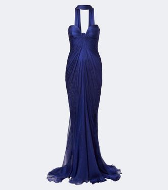 Maria Lucia Hohan Robe longue Salima en soie