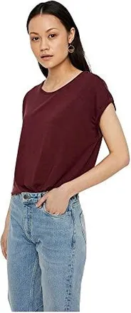 Vero Moda Vero Moda Femme Vmava Plain Top Ga Noos Blouse, Rouge (Port Royale Port Royale), S EU