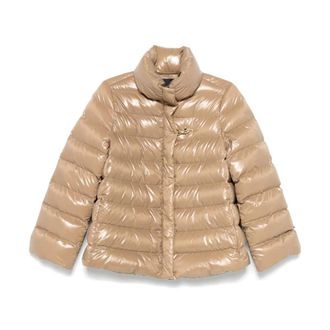 Fay Gesteppte Daunenjacke aus Nylon - - Jackets - Damen - Beige - XL