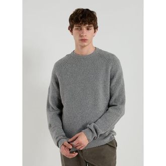 Woolrich Pull col rond en coton m&eacute;lang&eacute;