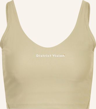 District Vision Sport-Bh Twin Layered Long Line gruen