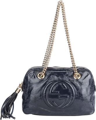 Gucci Crossbody Bags - Gucci GG Patent Leather Soho Chain Shoulder Bag - Gr. unisize - in Bunt - für Damen