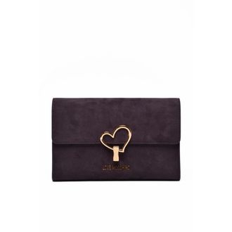 Love Moschino Pochette Effet Daim - Femme - Sacs - Violet - Taille: ONE Size